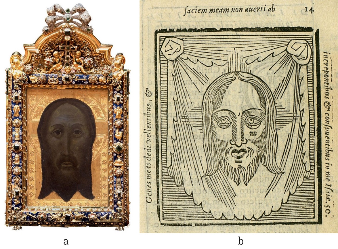 Fig. 3: El santo Rostro,Jaén. 3a: imagen actual (fuente: Diócesis de ...